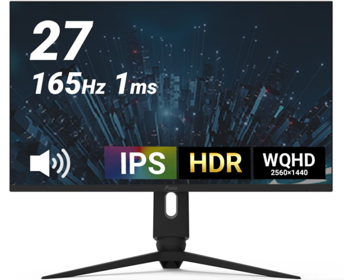 Pixio、『PX277 PRO』を発売。165Hz WQHD IPSゲーミングモニター | ニッチなPCゲーマーの環境構築Z