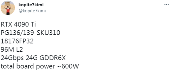 GeForce RTX 4090 Tiのスペックがリーク！消費電力はRTX 4090を大幅に超える | ニッチなPCゲーマーの環境構築Z