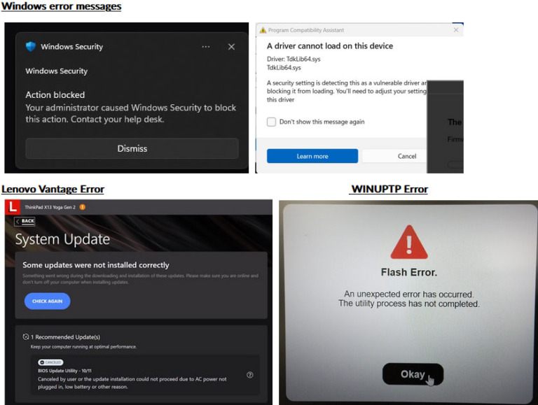 Lvenovo ThinkPadシリーズのBIOSアップデートに失敗する不具合 | ニッチなPCゲーマーの環境構築Z