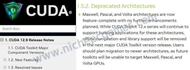 CUDA ToolkitでMaxwell、Pascal、Voltaのサポートが終了。次期メジャーリリースにて。GeForce GTX 900～1000への影響は | ニッチなPCゲーマーの環境構築Z