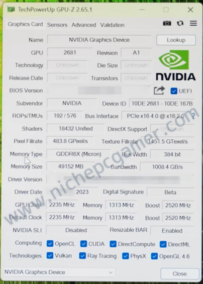 NVIDIA TITAN Ada(プロトタイプ)は実在した！かなりの高性能。実物写真、ベンチマーク結果がリーク | ニッチなPCゲーマーの環境構築Z