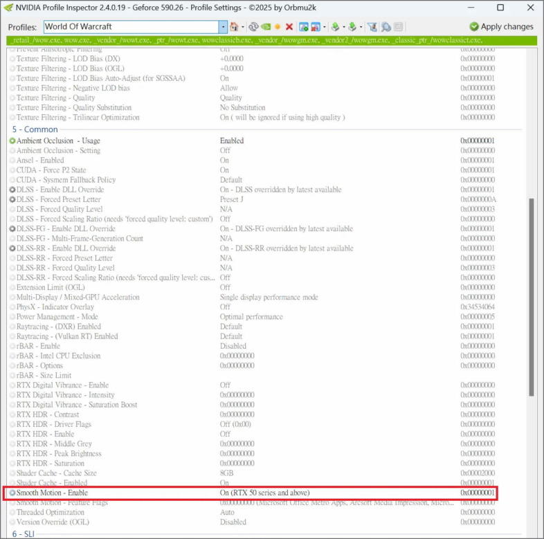 GeForce RTX 4000シリーズユーザーに朗報！スムーズモーション対応！開発者向け590.26ドライバにて | ニッチなPCゲーマーの ...