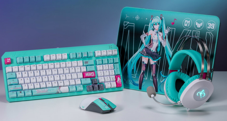 ASUS、初音ミクコラボPCパーツの国内価格・発売日を発表！『ROG x Hatsune Miku』まもなく日本上陸。『TUF Gaming ...